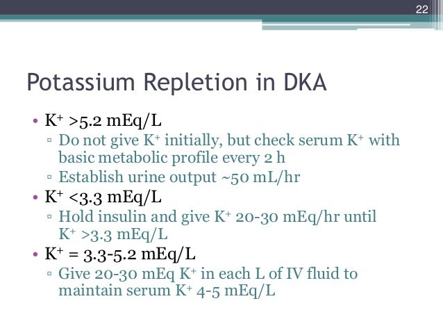 Final acute complications of diabetes mellitus