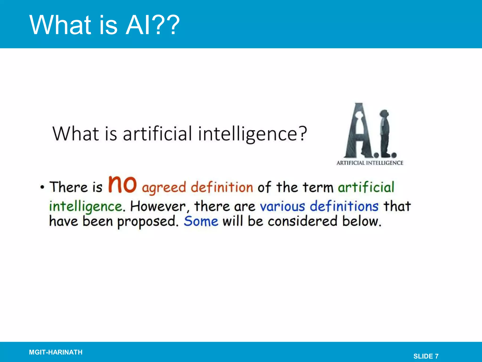 Artificial Intelligence-Introduction | PPT