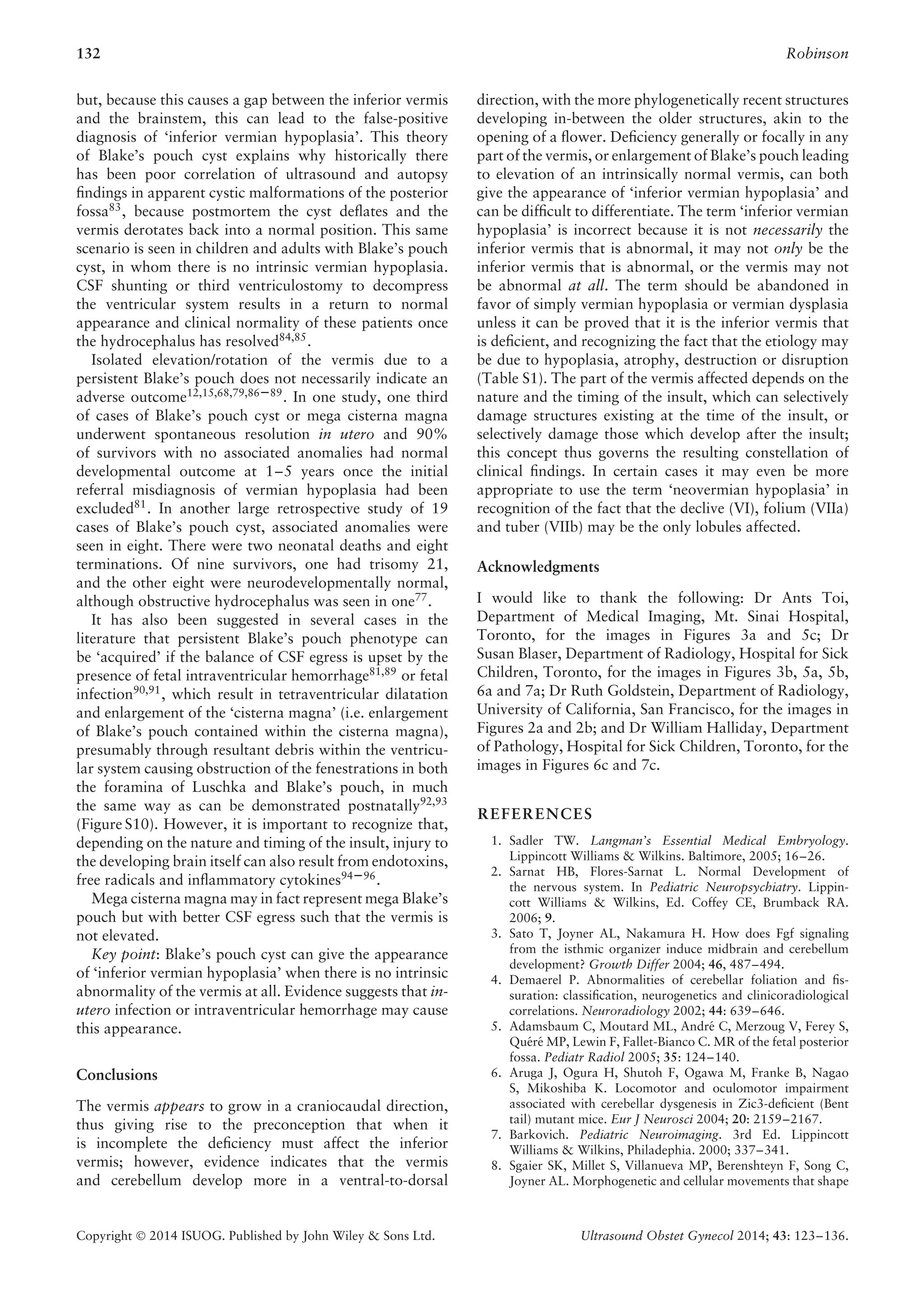 Final all-reading-material-neurosonogram isuog 2019 | PDF