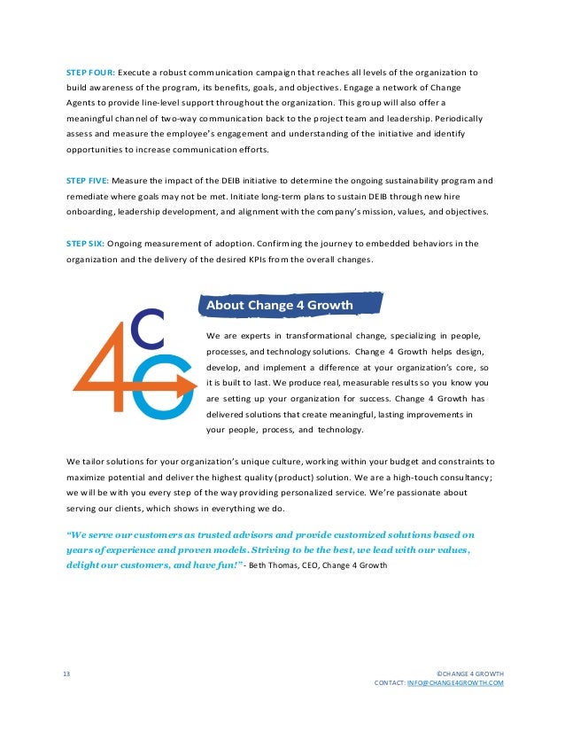 An Organizational Change Management Approach to DEIB - Julie Kantor VP ...