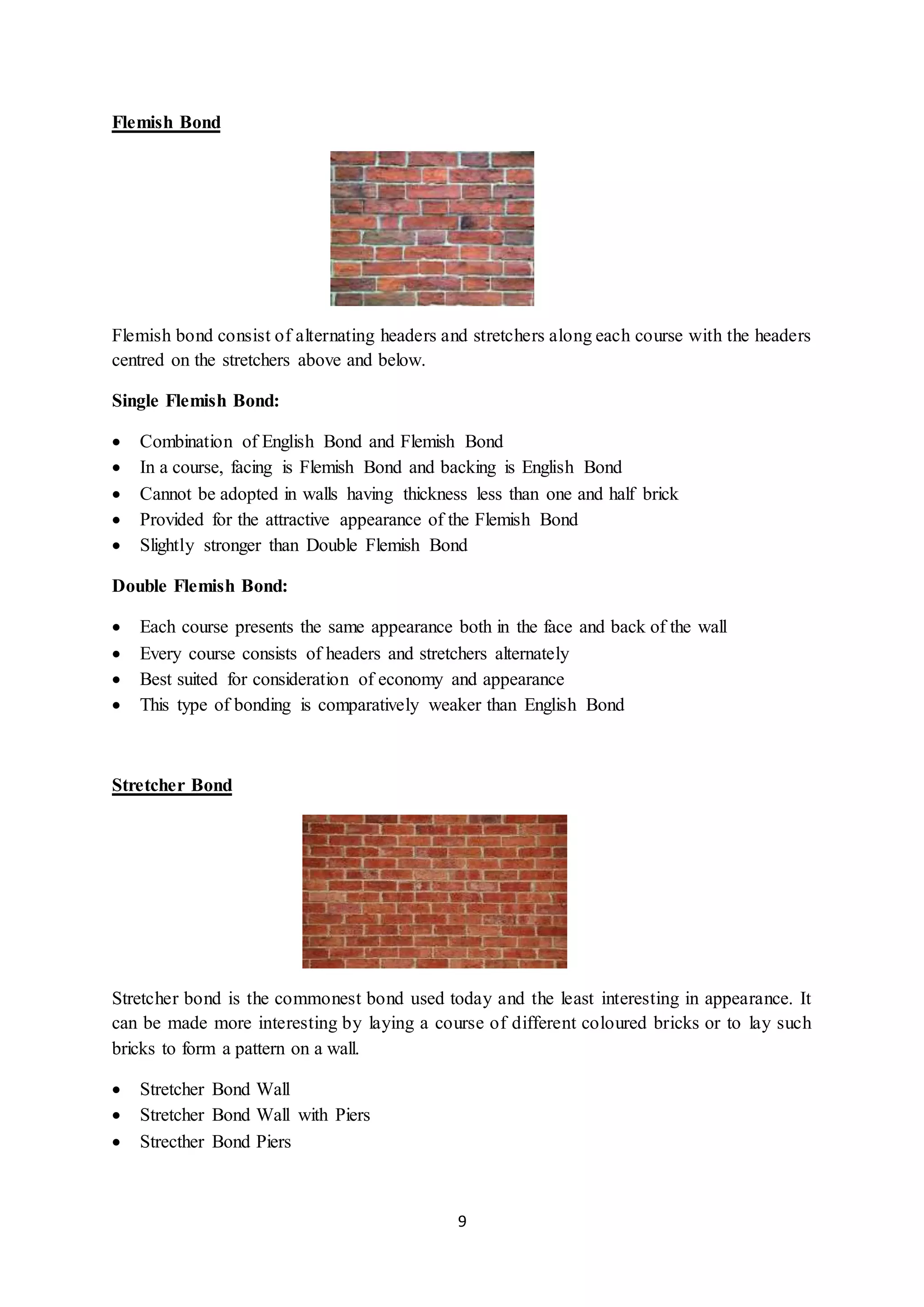 Construction of Brick Wall | DOCX