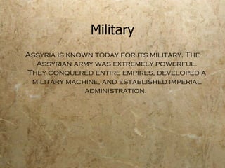 Final Assyria | PPT