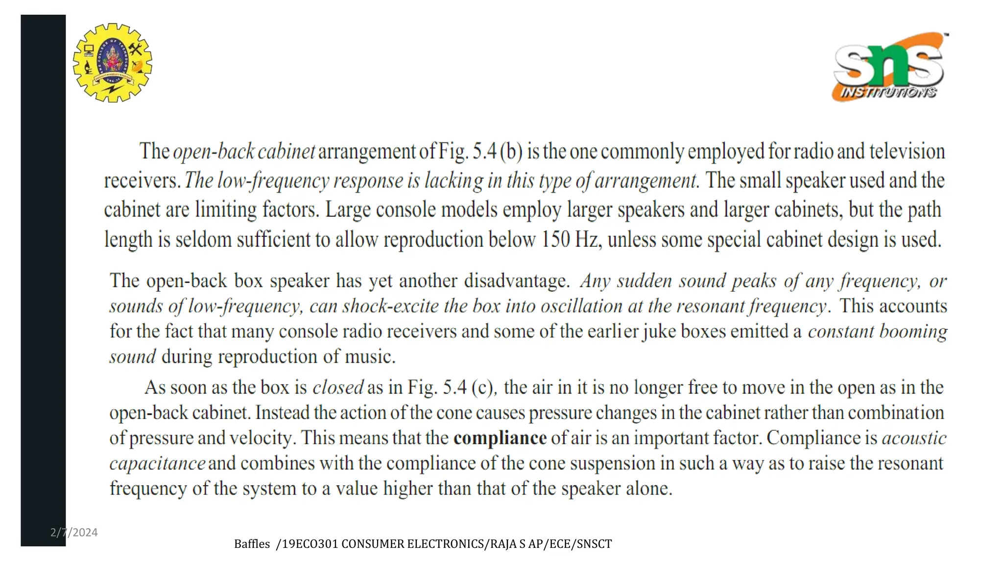 Final - Baffles used in speakers for audio applications | PPT