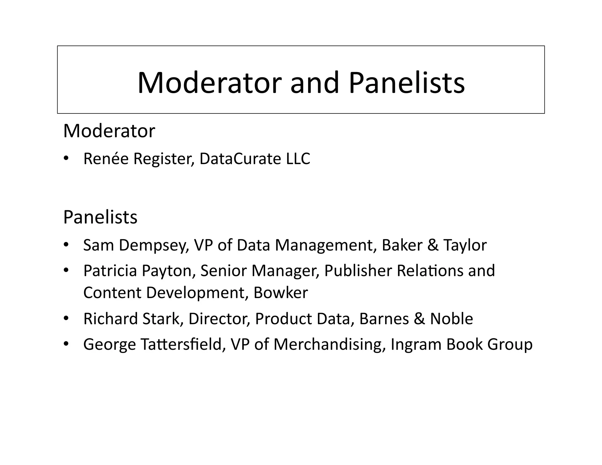 Who updates publisher metadata and why? Downstream vendors on what ...