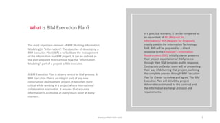 BIM Execution Plan (BXP)- What, Why, When and How | PPTX