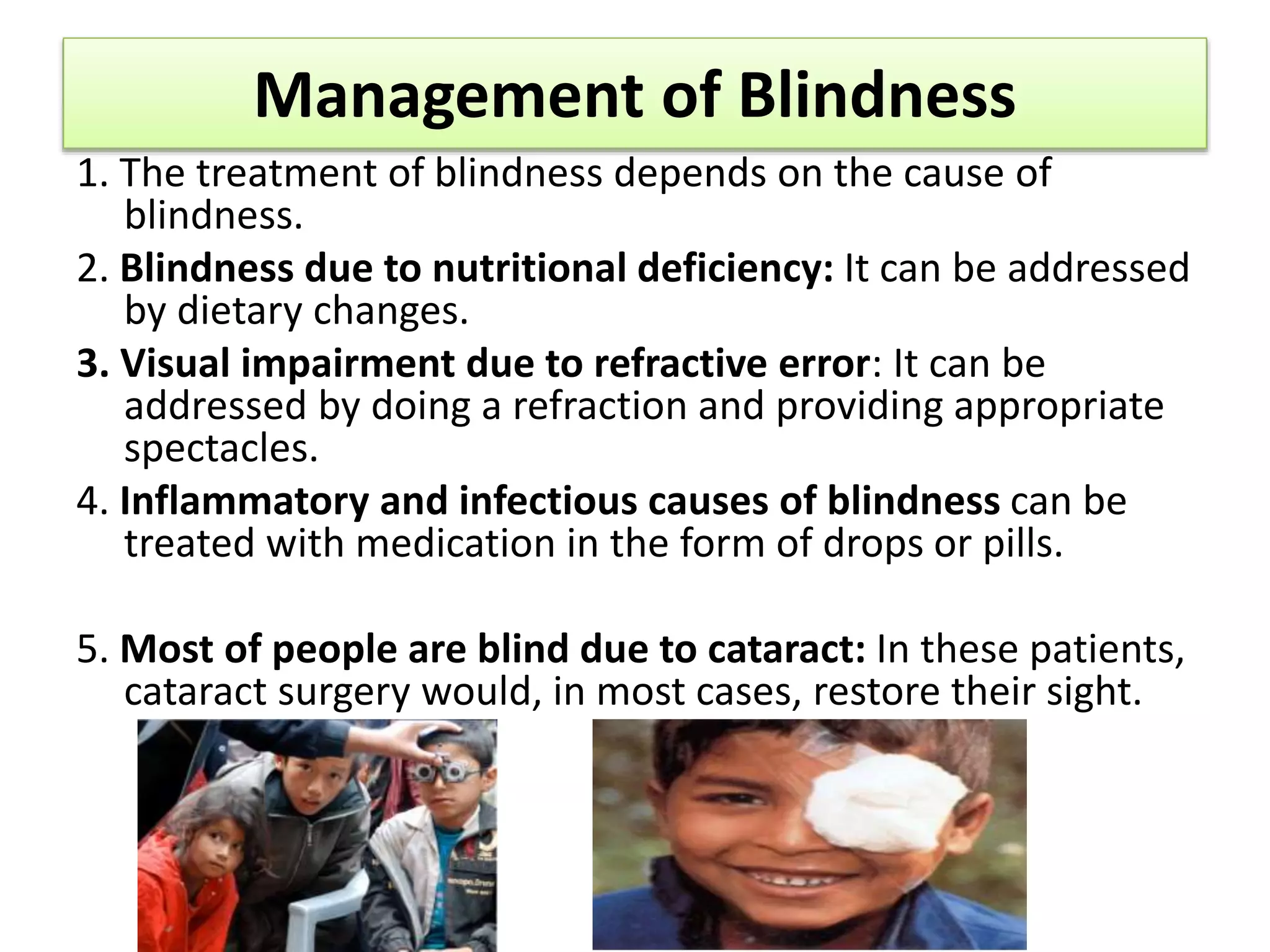 Blindness | PPTX