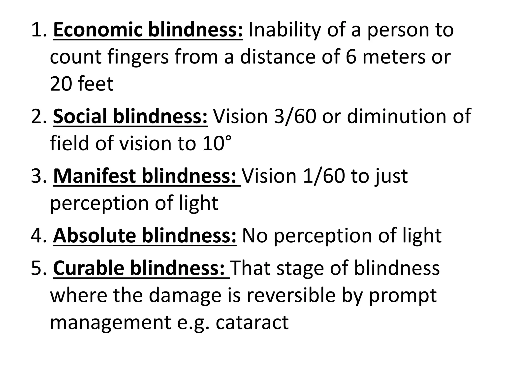 Blindness | PPTX