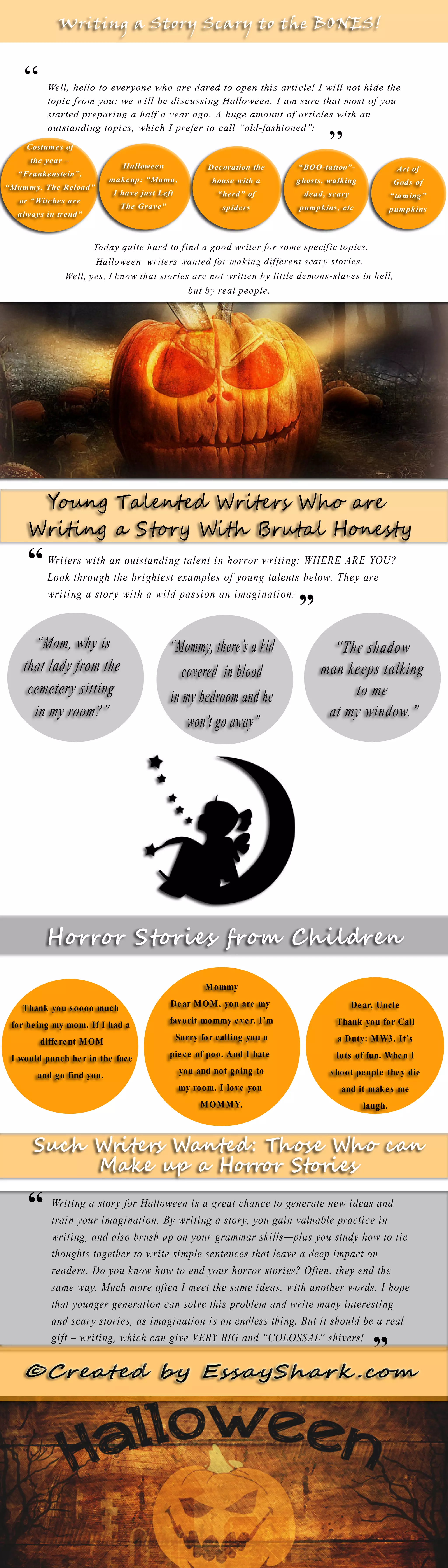 Infographic: Writing a Story Scary to the BONES! | PDF