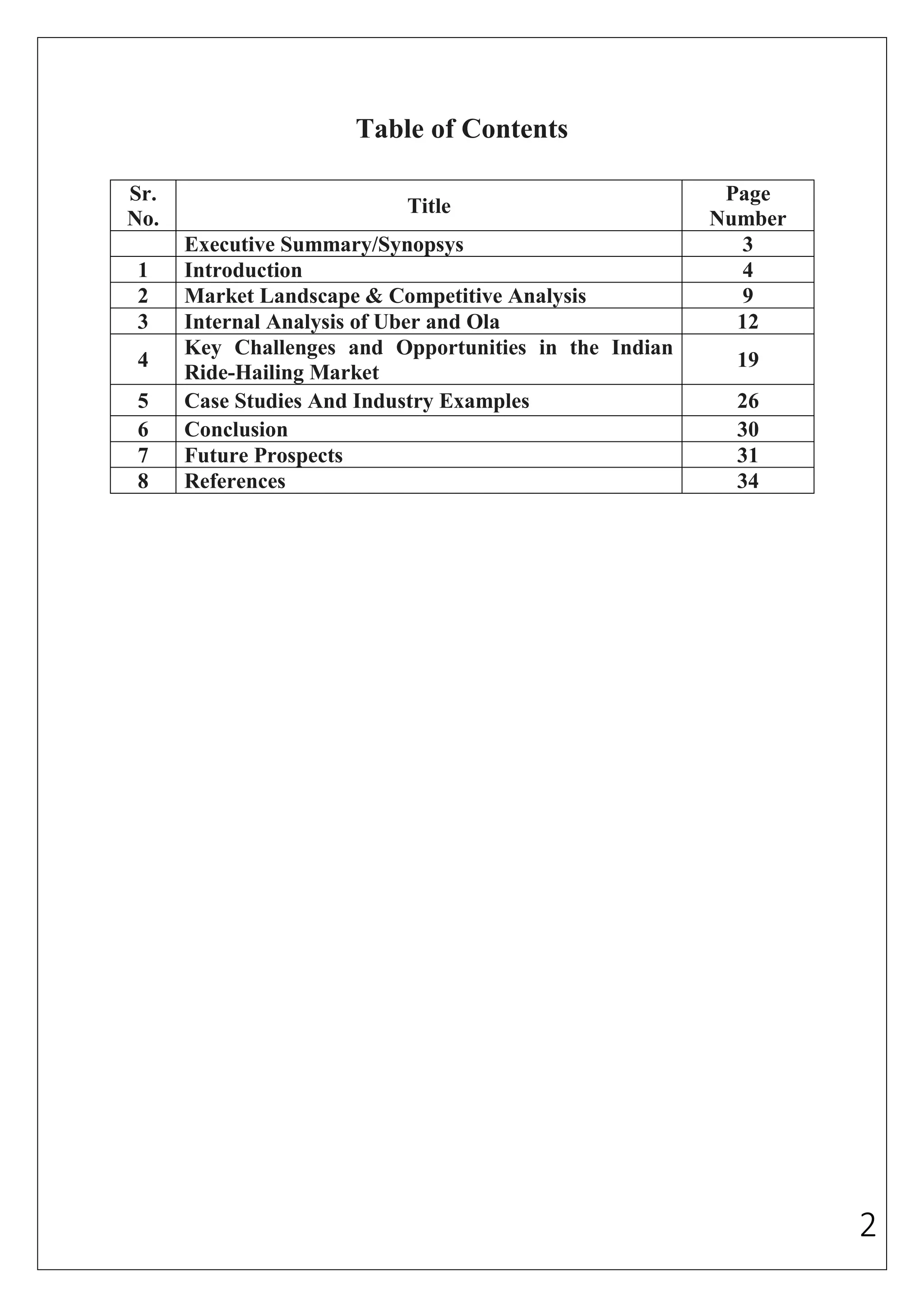 Case-Study - Online Cab Aggregators Uber and Ola in India | PDF