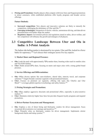 Case-Study - Online Cab Aggregators Uber and Ola in India | PDF