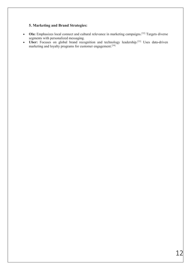 Case-Study - Online Cab Aggregators Uber and Ola in India | PDF