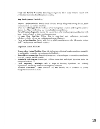 Case-Study - Online Cab Aggregators Uber and Ola in India | PDF