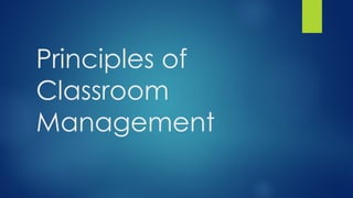 Final-Classroom Management-Rules and Methods | PPT