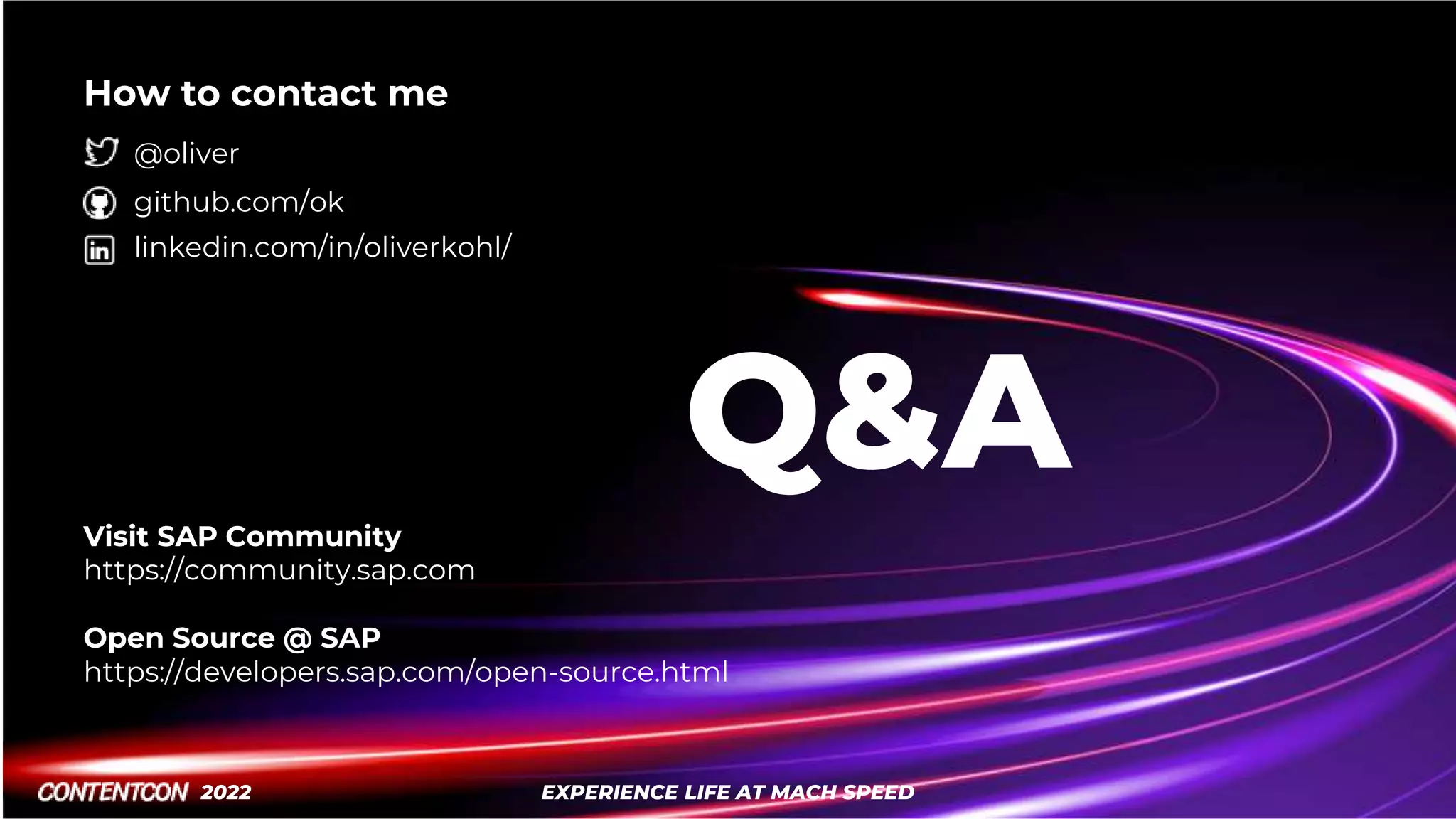 Contentstack Deployments at SAP | PPT