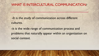 challenges of intercultural communication | PPTX