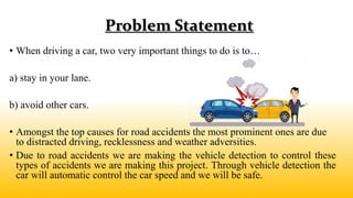 Vehicle Detection using Camera | PPTX