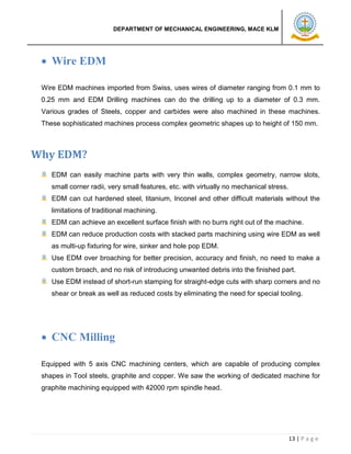 SUMMER INTERNSHIP REPORT 2016 (MECHANICAL ENGINEERING) | PDF