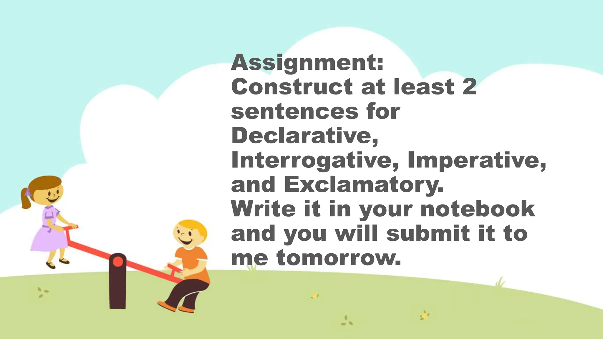 four kinds of sentences joshua asucro final demo | PPTX