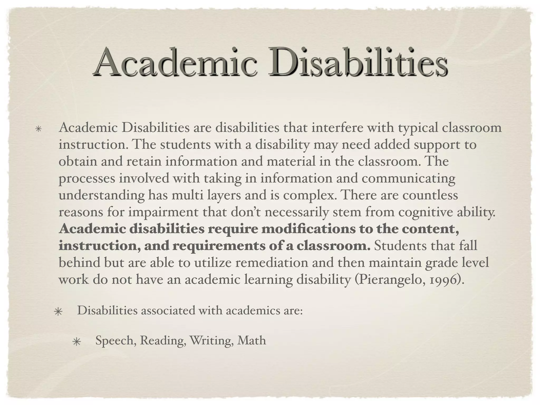 Disabilities Slide Presentation | KEY | Brain and Nervous System ...