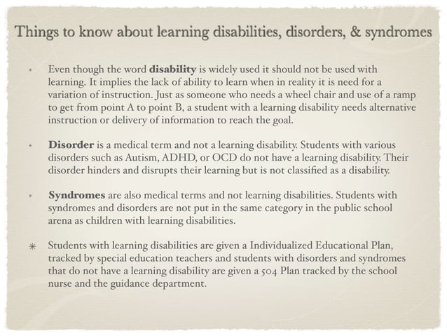 Disabilities Slide Presentation | KEY | Brain and Nervous System ...