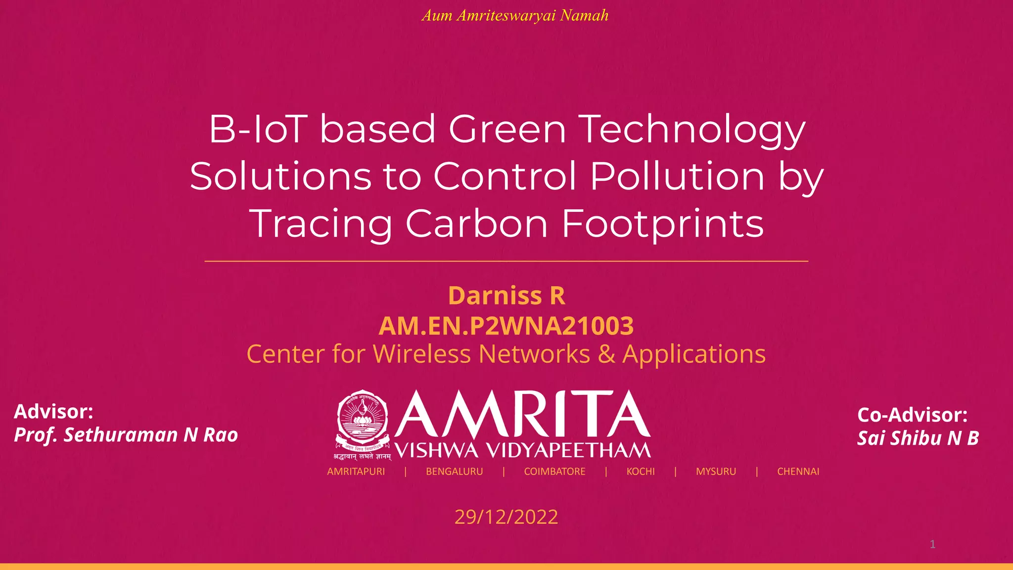 B-IoT based Green Technology Solutions to Control Pollution by Tracing ...