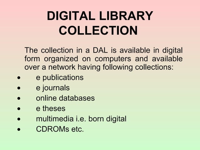 digital libraries, library buildings in digital era | PPT