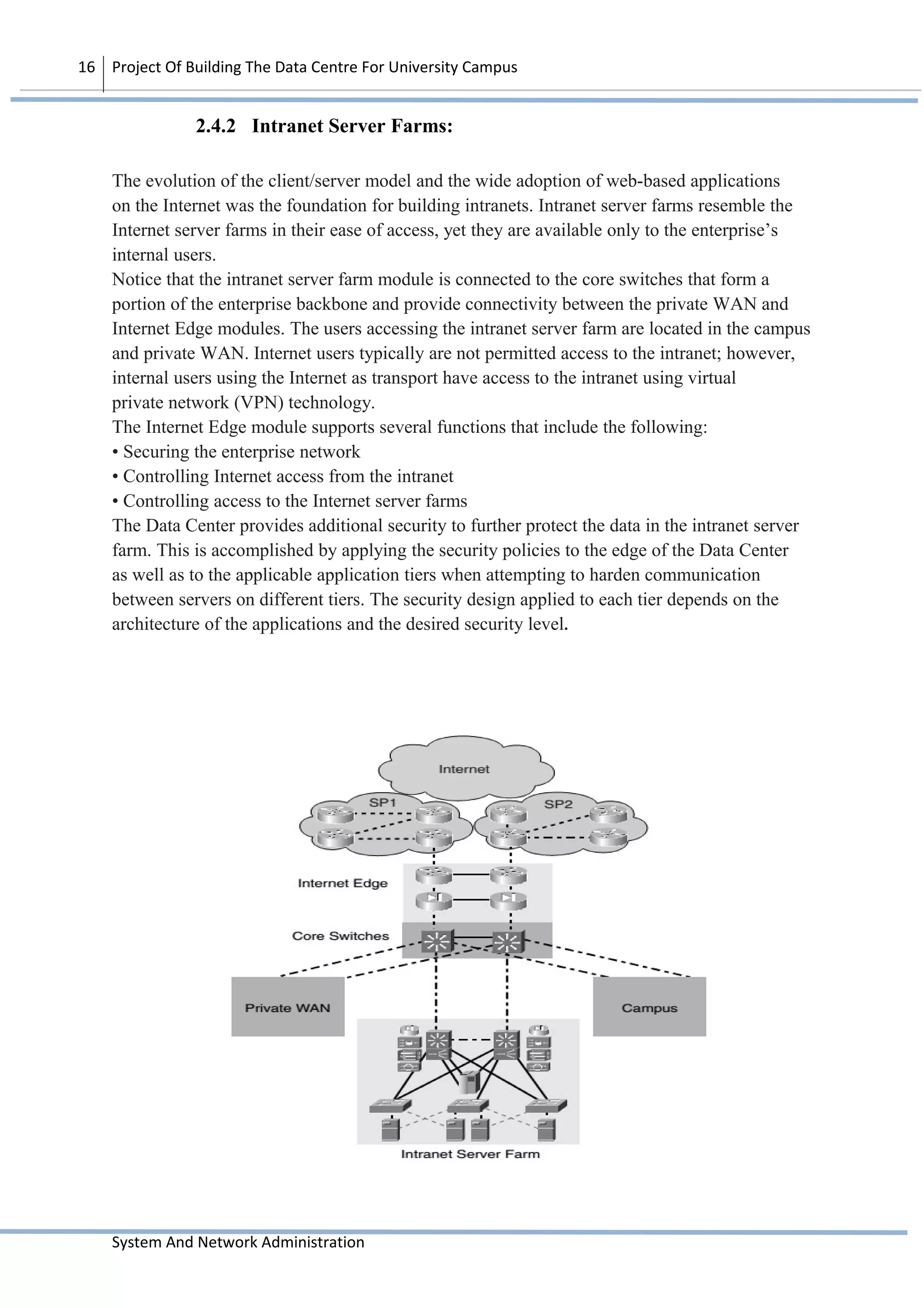 Data Center Proposal (System Network Administration) | DOC