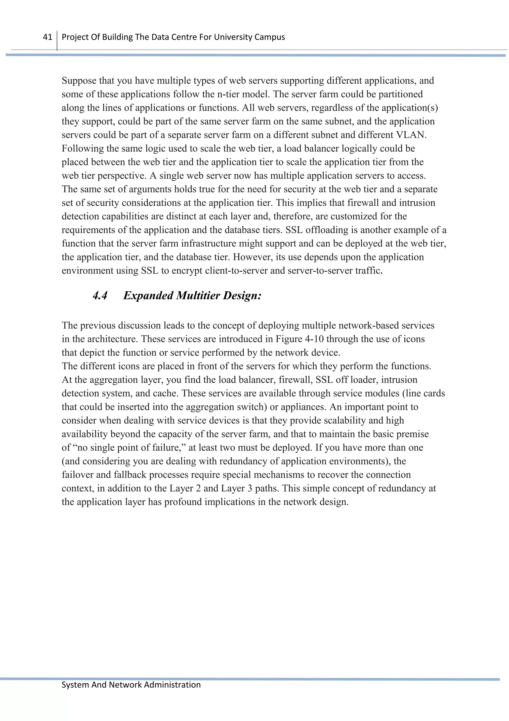 Data Center Proposal (System Network Administration) | DOC