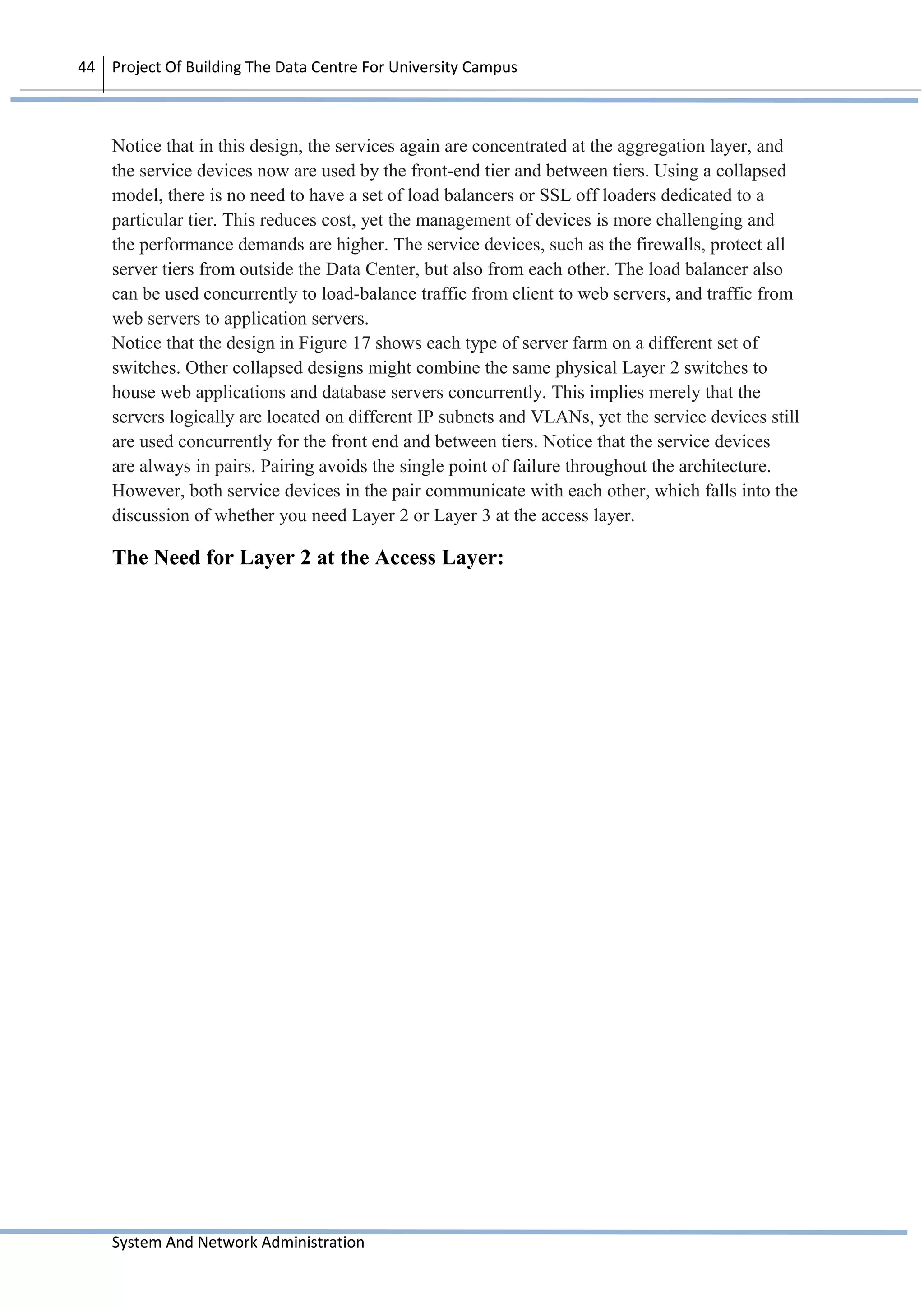 Data Center Proposal (System Network Administration) | DOC