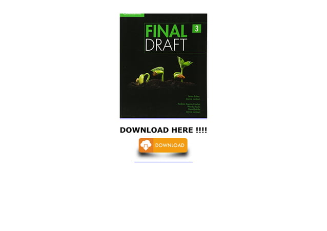 Final Draft Level 3 Student s Book | PDF
