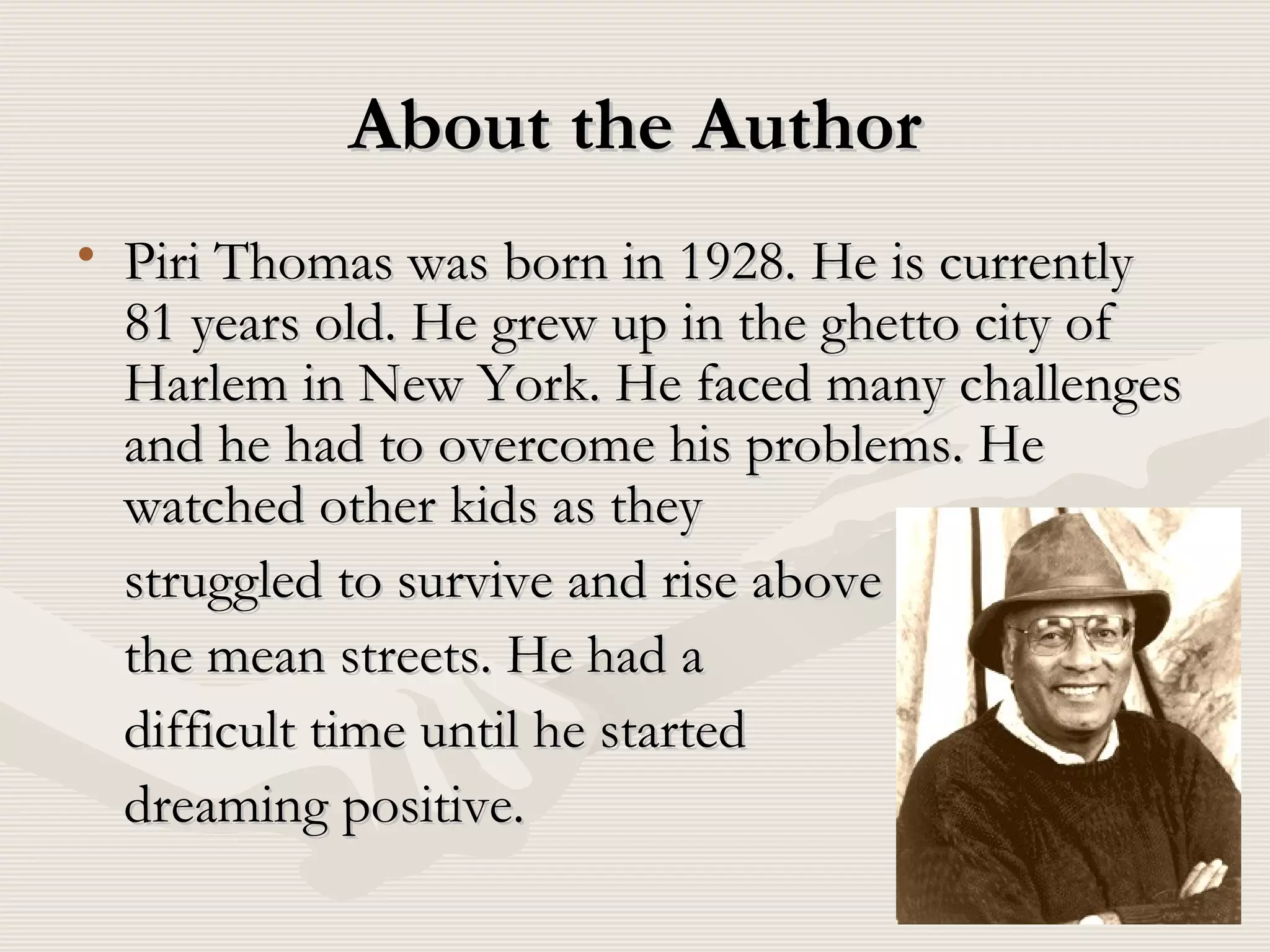 Amigo Brothers | PPT