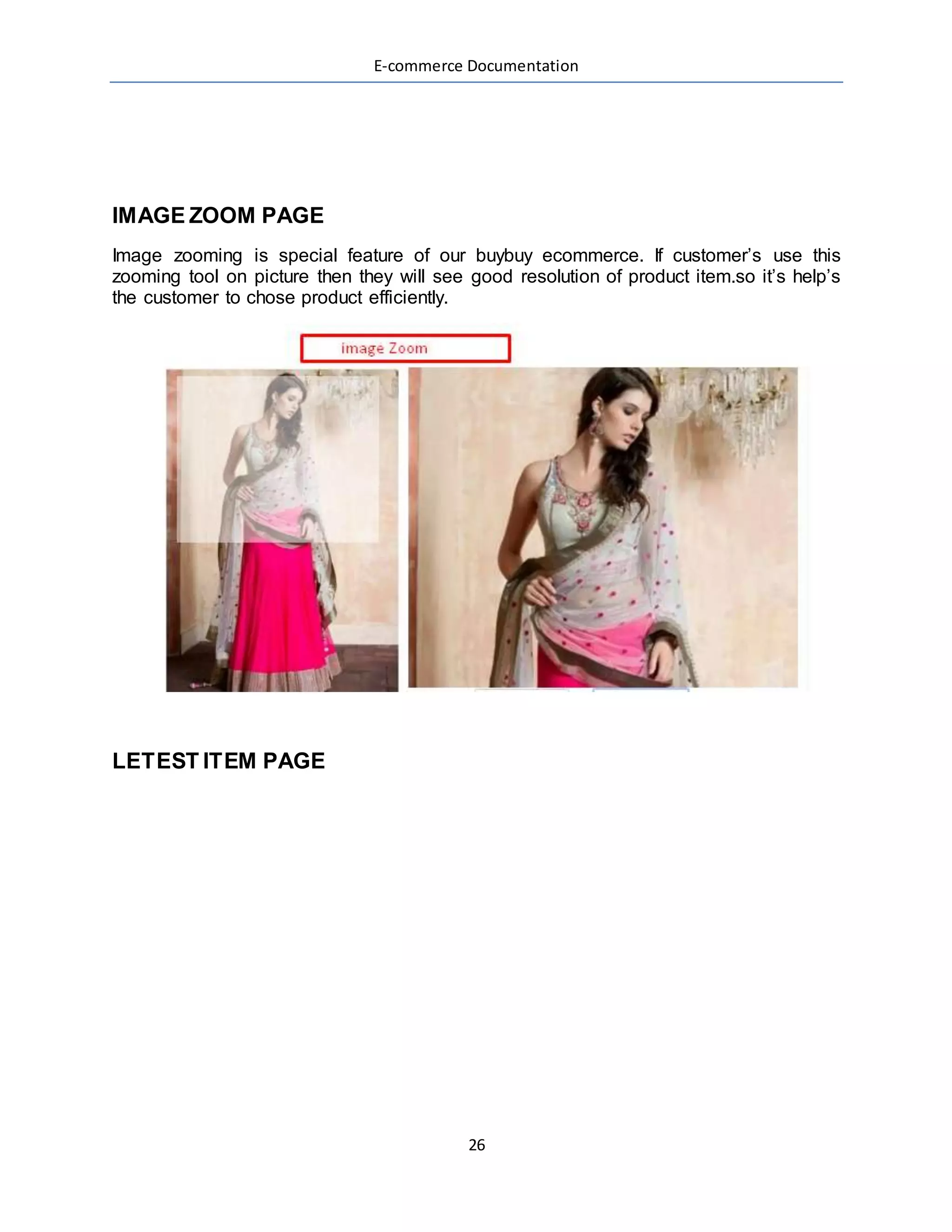 E-commerce documentation | DOCX