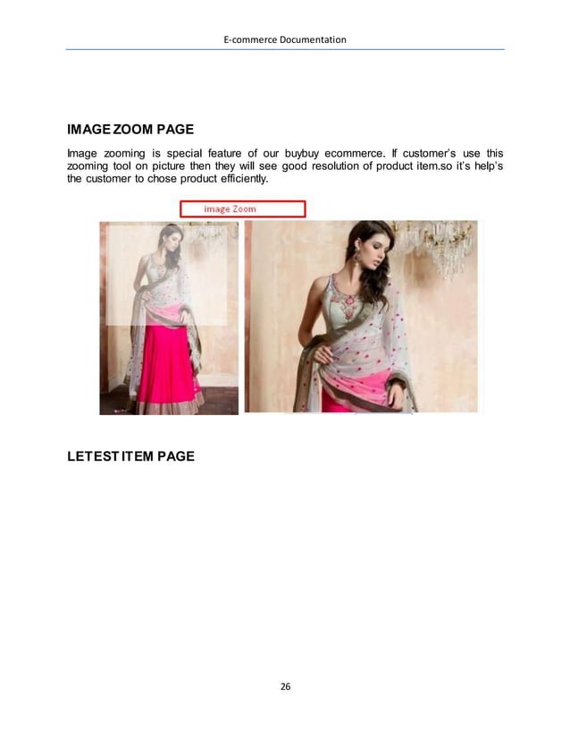 E-commerce documentation | DOCX