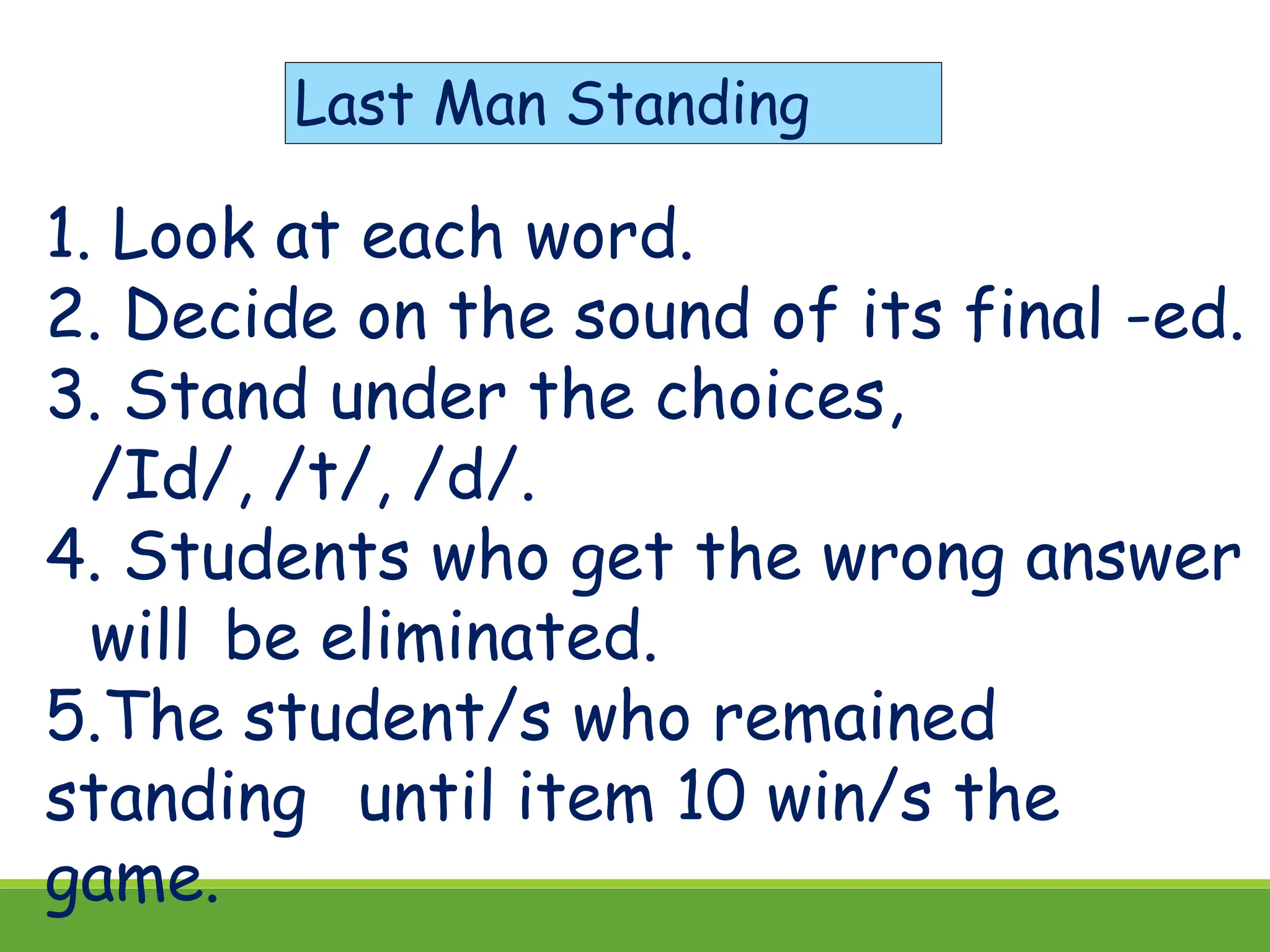 Final -ed, Primary.pptx pronunciation for kids | PPT