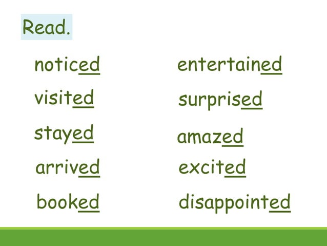 Final -ed, Primary.pptx pronunciation for kids | PPT