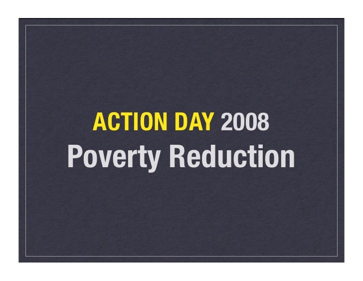 Five ways to reduce poverty Five ways to reduce poverty