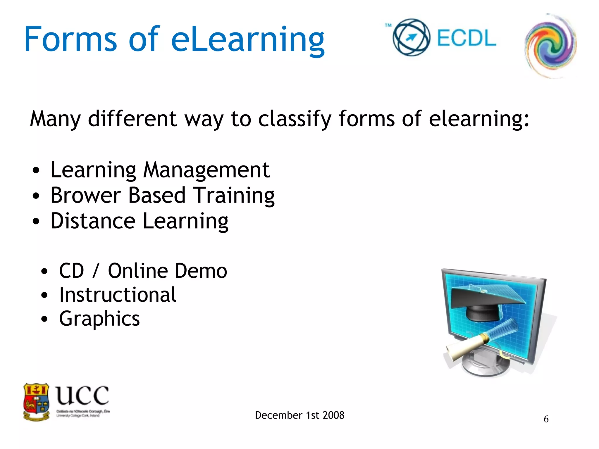 E Learning Presentation | PPT
