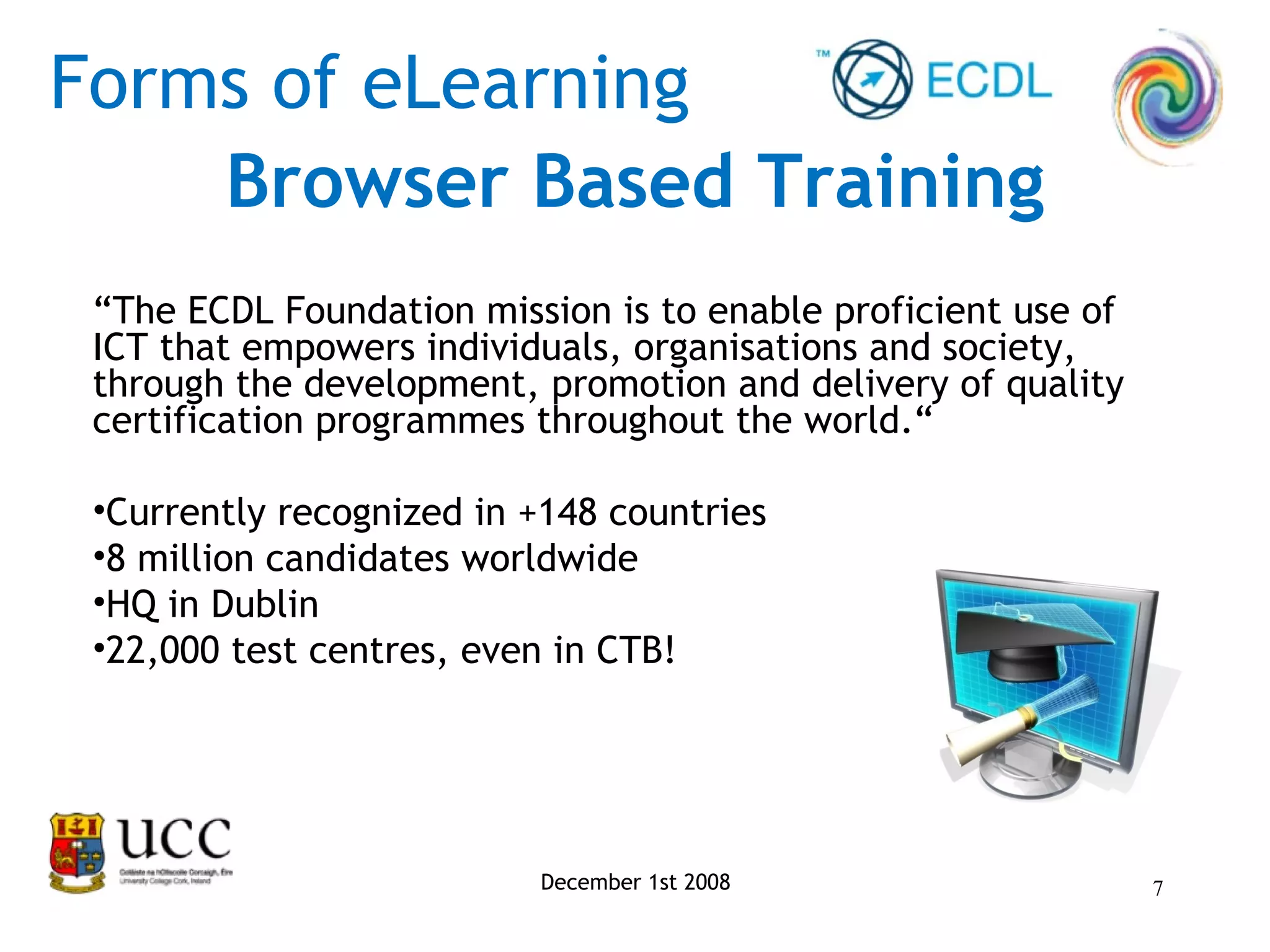 E Learning Presentation | PPT