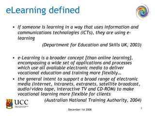 E Learning Presentation | PPT