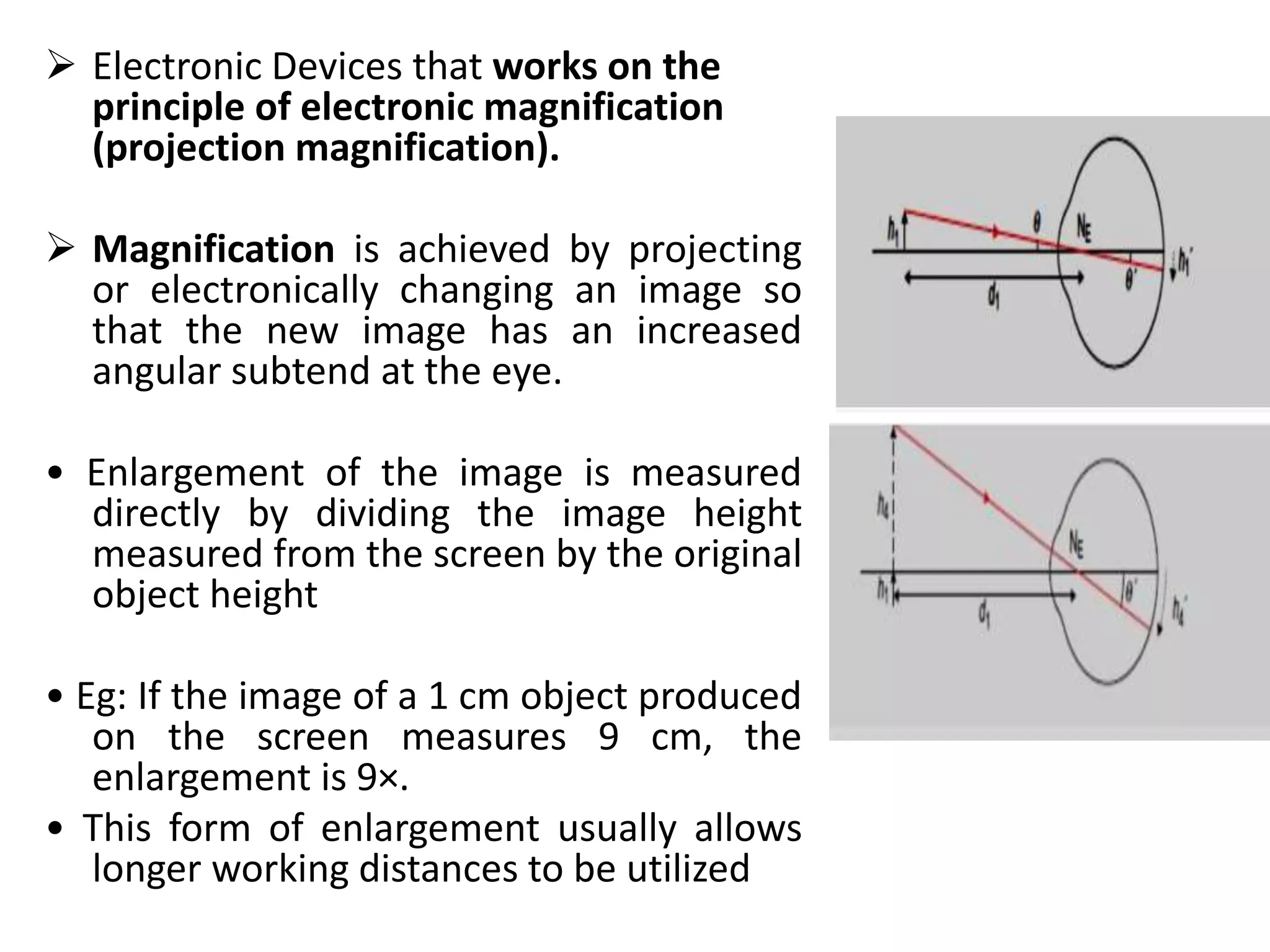 Electronic Devices for Low Vision Patients | PPTX