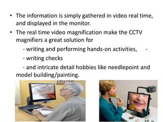 Electronic Devices for Low Vision Patients | PPTX