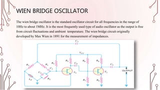 transistor oscillators | PPTX