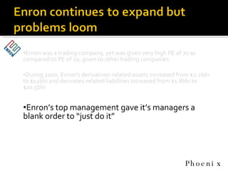 Enron - The accounting disaster | PPT