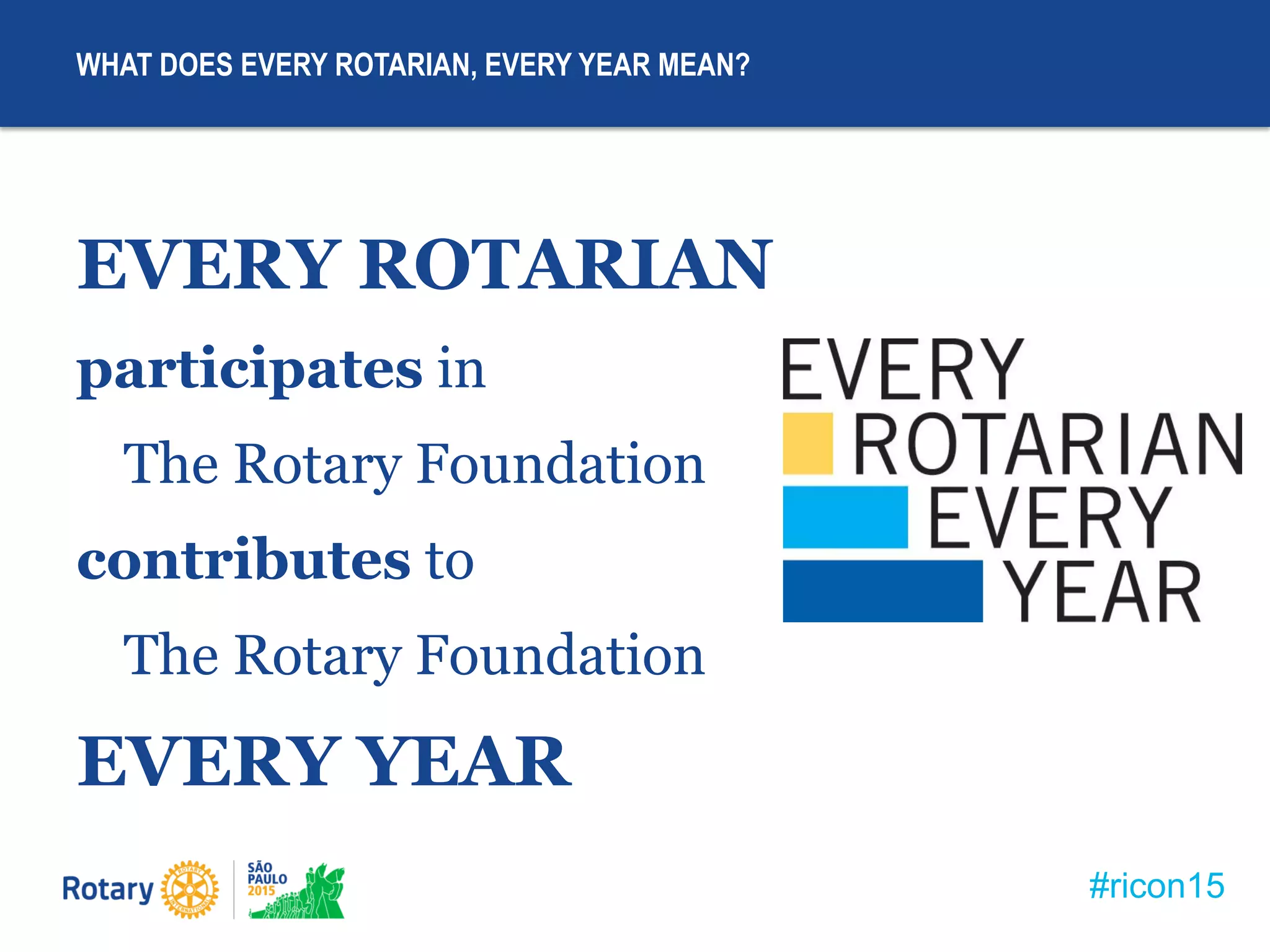 Every Rotarian, Every Year Best Practices | PDF