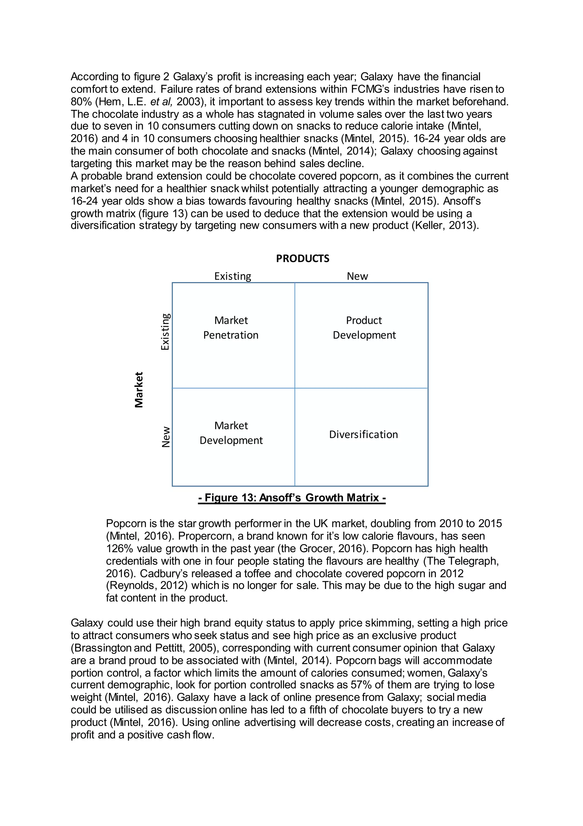 Galaxy Brand Extension: Popcorn | DOCX