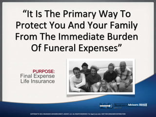 Final expense | PPTX