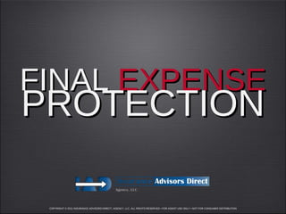 Final expense | PPT | Life Insurance | Insurance