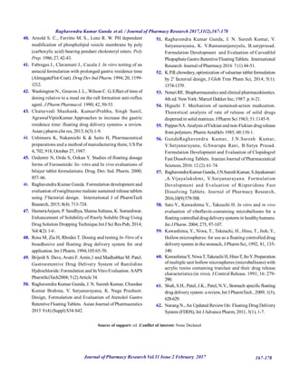 Formulation Development and Evaluation of Gastro Retentive Drug ...