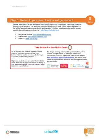 Gender equality lesson plan | PDF