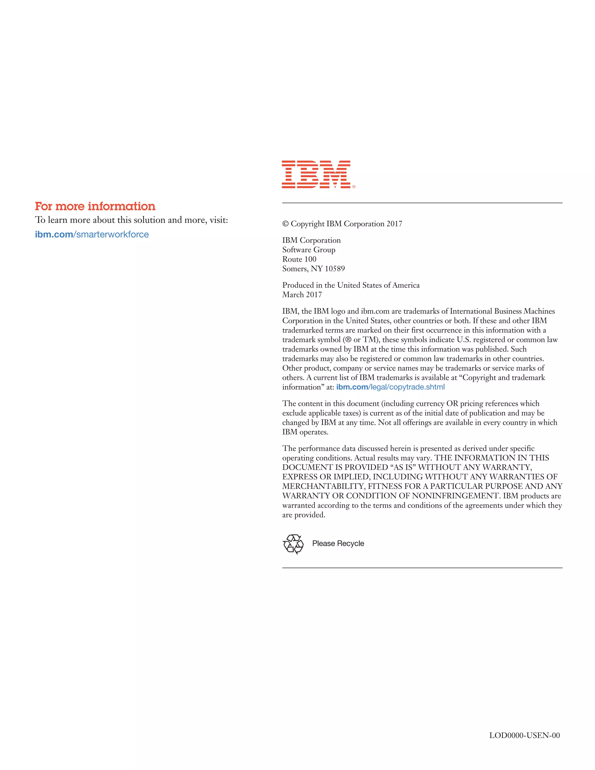 Student Employability with IBM Kenexa | PDF